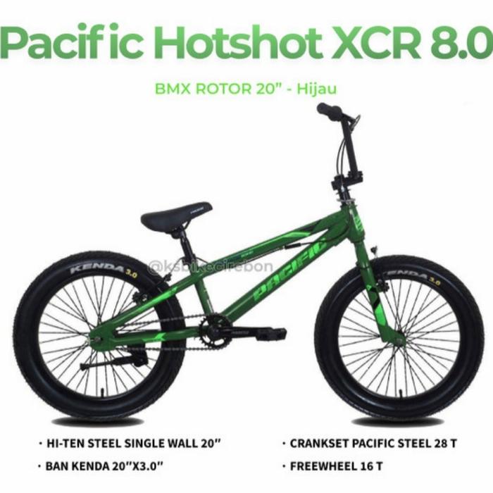 Jual SEPEDA ANAK BMX 20 INCH PASIFIC HOTSHOT XCR 8.0 ROTOR BAN JUMBO ...
