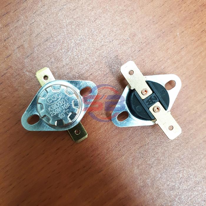 Jual TERMOSTAT / THERMOSTAT KSD301 250V 10A 60C DERAJAT / 60°C - Jakarta Utara - Surya Baru Acc ...