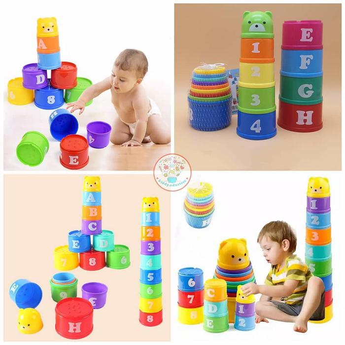 Jual Kiddy.edustore - Mainan Susun Gelas / Stacking Cup Di Seller ...