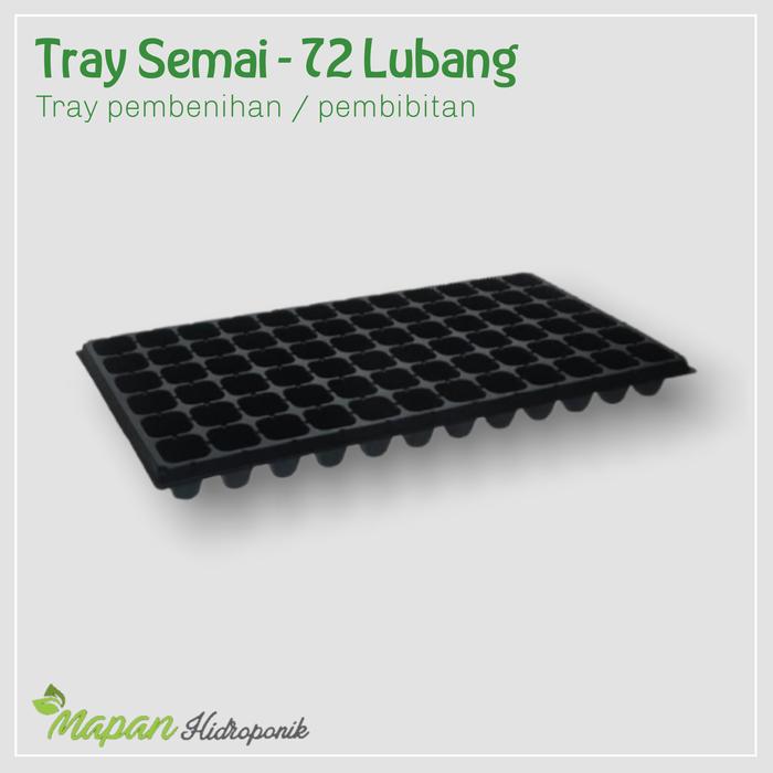 Jual Tray Semai 72 lubang - Seeding Tray Benih Hidroponik Untuk ...