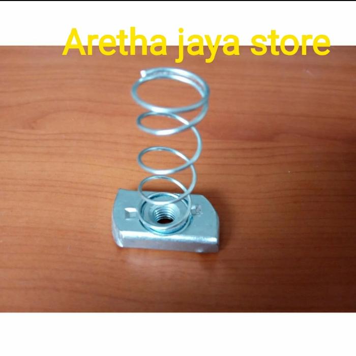Jual spring nut m12 material besi galvanis ukuran 12mm - Jakarta Pusat ...