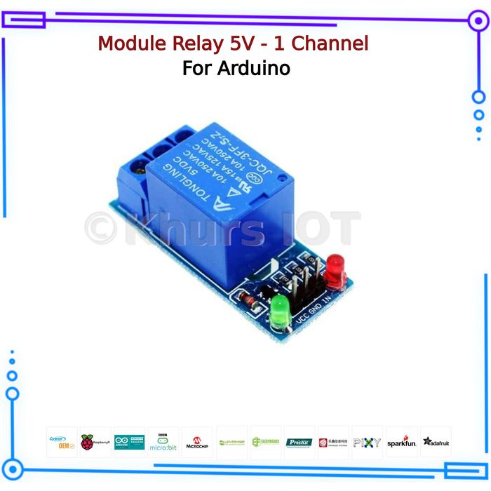 Jual Module Relay 1 Channel 5V - Board Relay Interface PIC AVR STM32 ...