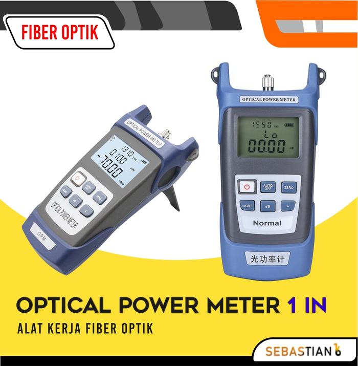 Jual Fiber Optik OPM Fo Optica Power Meter Alat Ukur Redaman Kabel ...