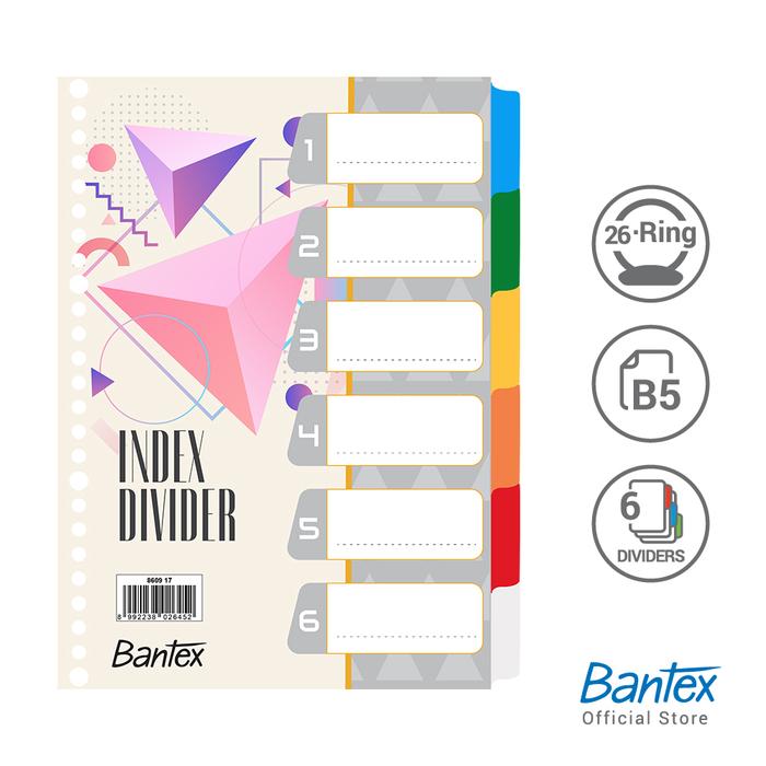 Jual Bantex Dividers Binder B5 26 Holes 6 Dividers Bouldering Wall ...