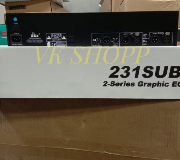Jual Equalizer Dbx 231 Plus +sub Grade A+ Di Seller Sunshop ...