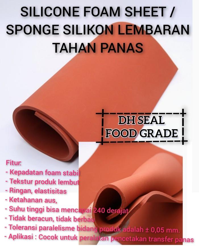 Jual Silicone Foam 5mm 5cm x 50cm Industrial sponge silikon alas mesin ...