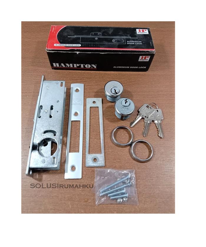 Jual HAMPTON Kunci Pintu Aluminium BESAR 5128 / Aluminum SWING Door Lock - Kota Bandung ...