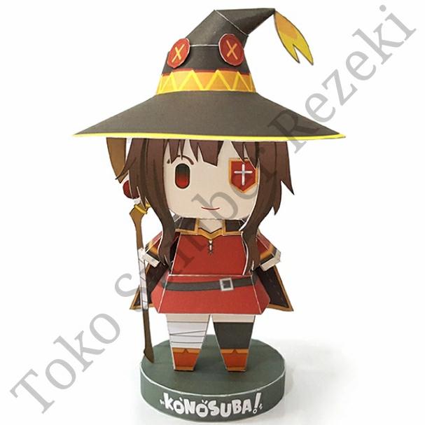Jual Figure Nendroid KonoSuba Megumin Papercraft Nendoroid God Paper ...