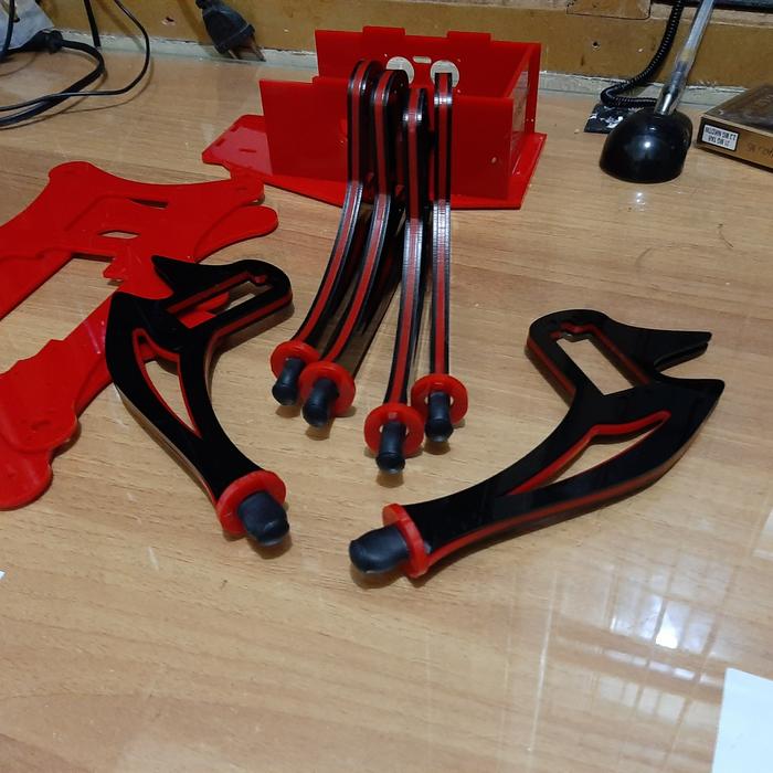 Jual Rangka Robot Hexapod Spider Servo MG995, Kinematic 3 x 6 Dof Arduino - Kota Padang ...