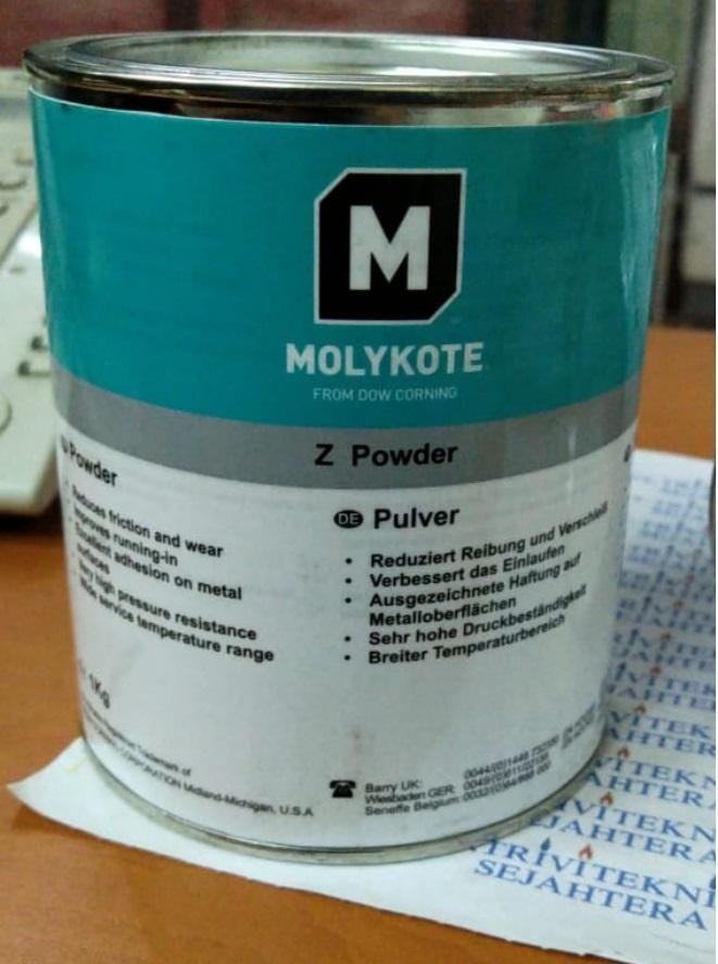 Jual molykote Z Powder,Molycote mos2 bubuk molybdenum disulfide pelapis ...