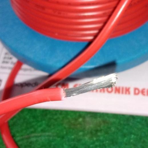 Jual kabel AWG12 AWG 12 diamater serabut 4mm made in JAPAN merah per ...