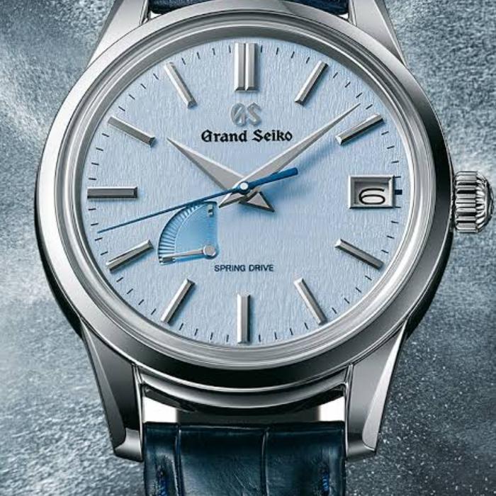 Jual Jam Tangan Grand Seiko GS SBGA407 Blue SNOWFLAKES Springdrive ...