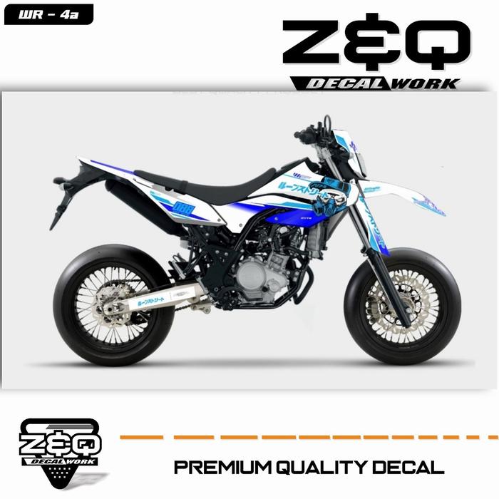 Jual decal yamaha wr155 motif biru putih - Kab. Wonosobo - Z&Q decal ...