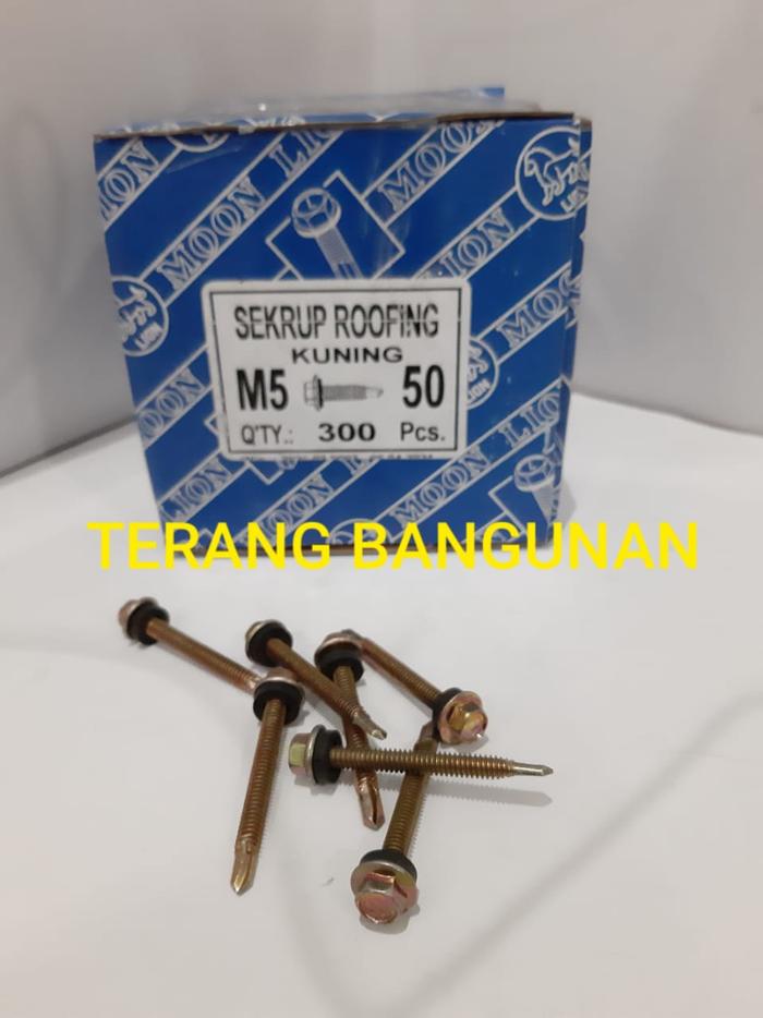 Jual SKRUP ROOFING M5X50 / ROOFING 5CM (KEMASAN EKONOMIS/REPACK) - Kab ...