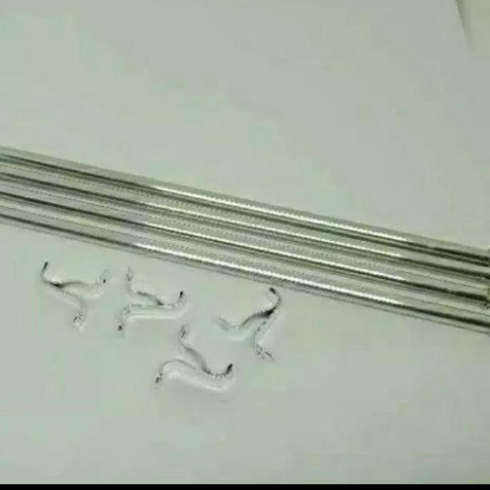 Jual besi gorden full set tiang gorden pipa korden batang horden stik ...