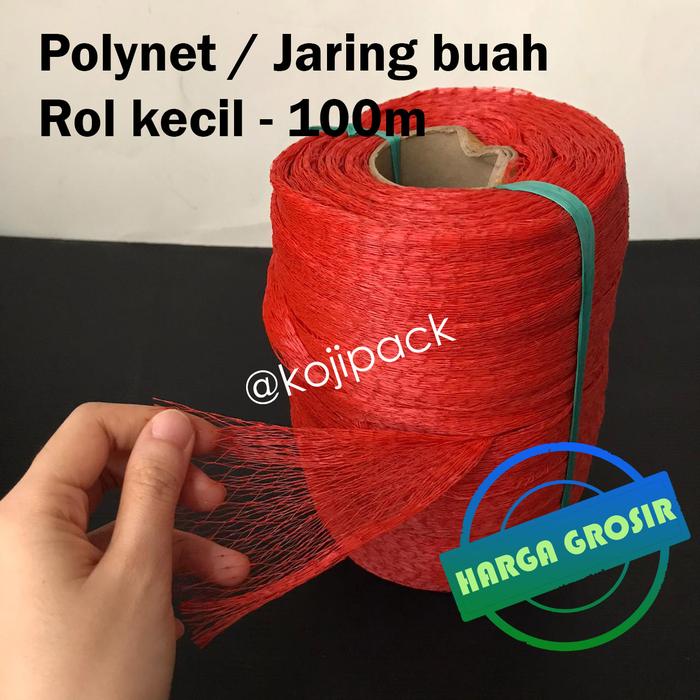 Jual Polynet Roll Best Fresh Jaring Buah Merah ROLL KECIL Good Quality ...