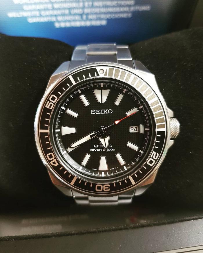 Jual Seiko Prospex Samurai SRPB51K1 Automatic Divers Black Original ...