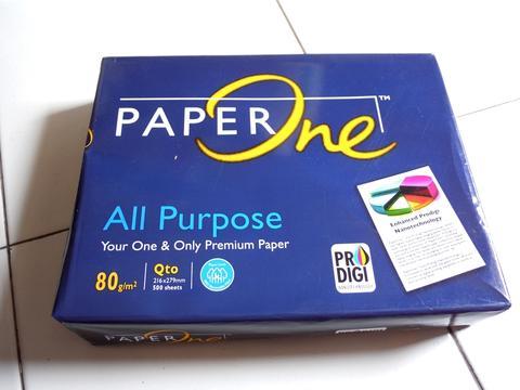 Jual Kertas HVS Paper One Qto 80 Gr - Jakarta Selatan - firestop ...