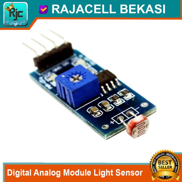 Jual Digital & Analog Out Sensor Cahaya LDR Module Light Sensor Arduino ...