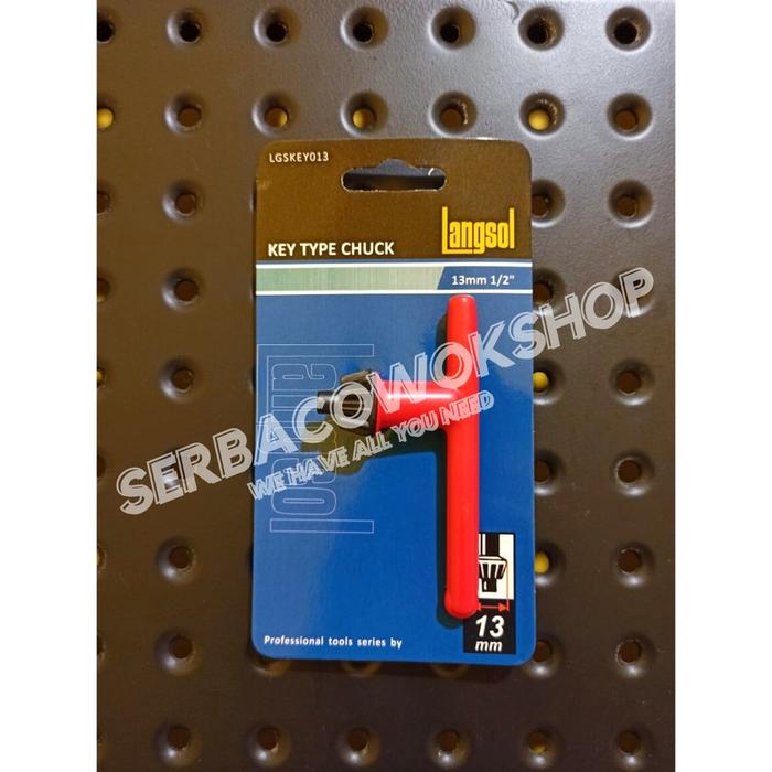 Jual Langsol Kunci Kepala Bor Drill Chuck 13 mm Pembuka Mata Kepala Bor ...