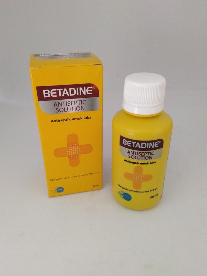 Jual Betadine Antiseptic Solution Botol 5ml-15ml-30ml-60ml Obat Luka ...