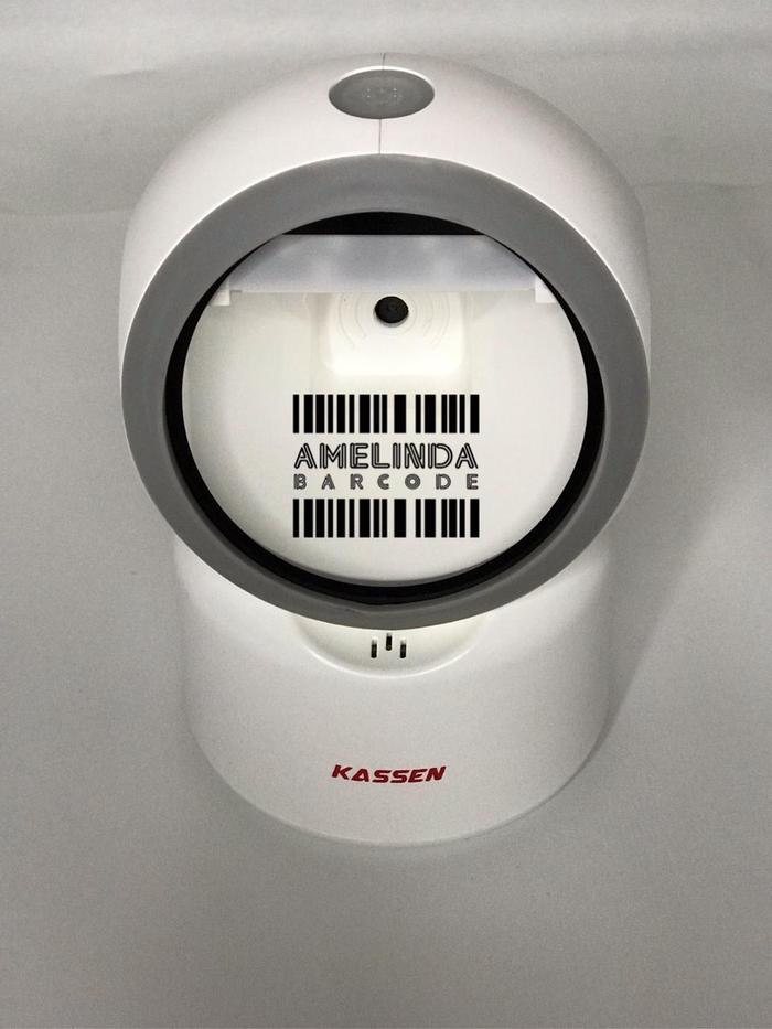 Jual KASSEN KO-720 OMNI DIRECT SCANNER BARCODE 1D/2D QR DIGITAL WHITE ...