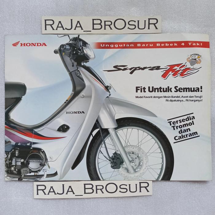 Jual Poster brosur katalog leaflet jadul lawas Honda Supra Fit lama 2003 - Kab. Langkat ...