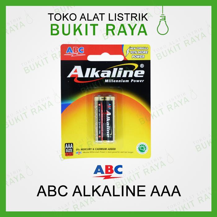 Jual ABC Alkaline Baterai AAA Battery A3 LR03 1,5V (isi 2pcs) - Kota ...