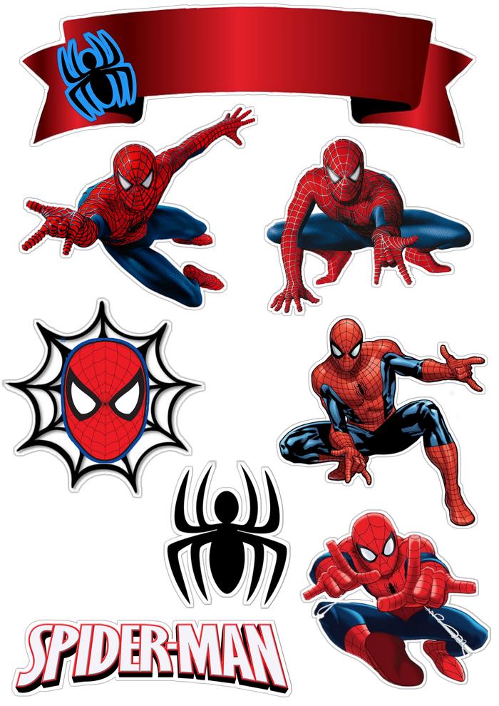 Jual TOPPER Karakter Spiderman - BAGUS LENGKAP - Hiasan Kue Ultah Anak ...