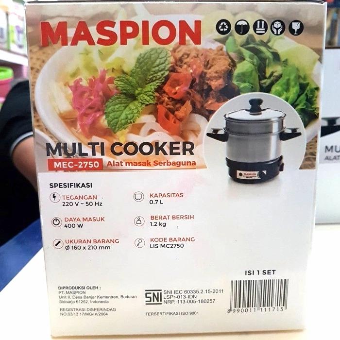 Jual Maspion Mec-2750 Multi Cooker / Alat Masak Serbaguna Di Seller ...