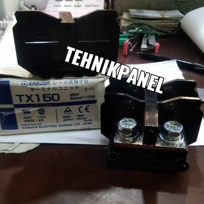 Jual TERMINAL BLOCK KASUGA TYPE TX-150 ORIGINAL KASUGA HARGA PER PCS ...
