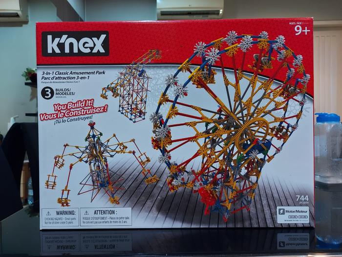 Jual K'NEX Thrill Rides - 3-in-1 Classic Amusement Park Building Set ...