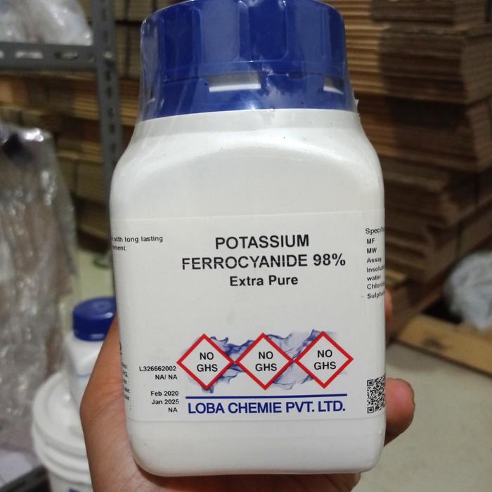 Jual kalium Ferrocyanide 98% AR Loba Chemie 500G - Kota Depok - Mbangun ...