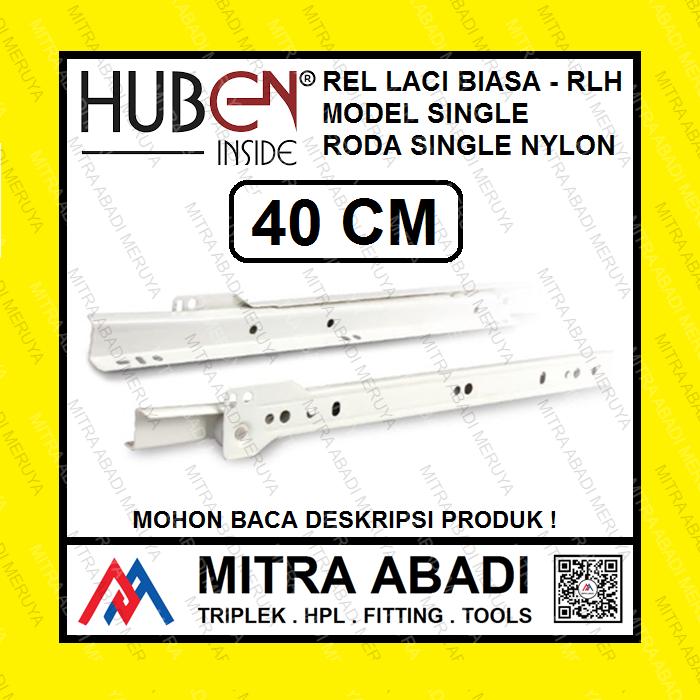 Jual Rel Laci HUBEN 40 cm Putih Drawer Cabinet Slide HUBEN RLH ...