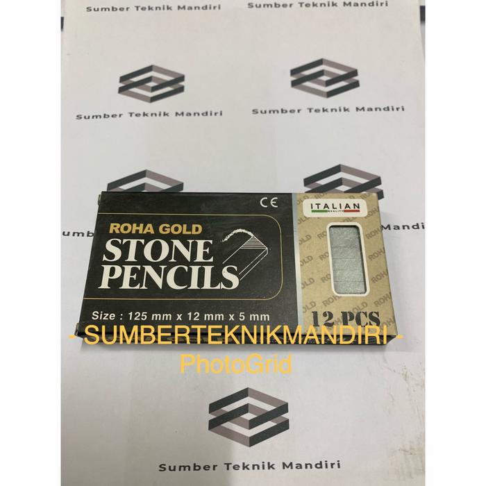 Jual Kapur Besi ROHA Stone Pencils 125 mm x 12 mm x 5 mm - Jakarta Barat - Sumber Teknik Mandiri ...