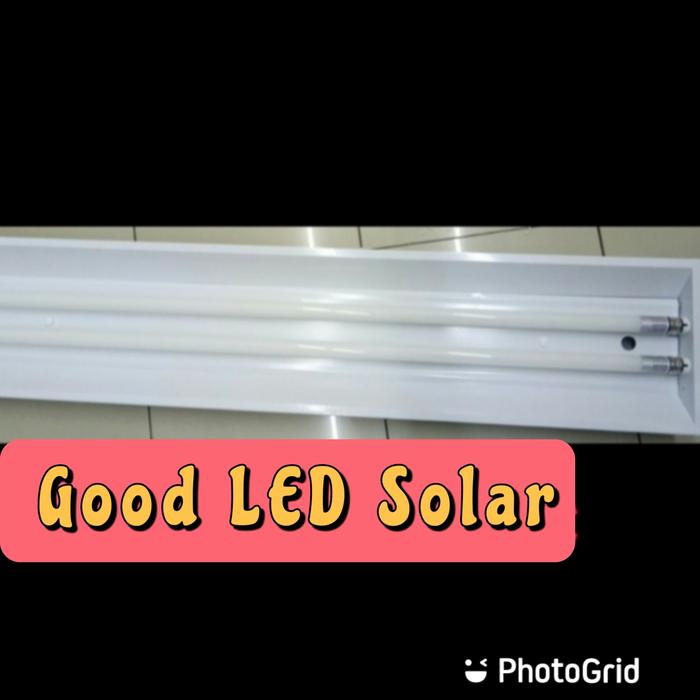 Jual KAP LAMPU TKI 2X36 WATT LED 2X16W FULL SET TL LED 16 W PHILIPS 2 ...