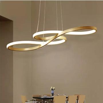 Jual Lampu Gantung Tali LED 58 W Notasi Musik Kurva Lampu Hias Plafon ...