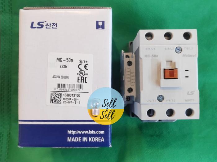 Jual Kontaktor MC-50A merek LS /Magnetic Contactor MC50A merk LSis (220VAC) - Jakarta Barat ...
