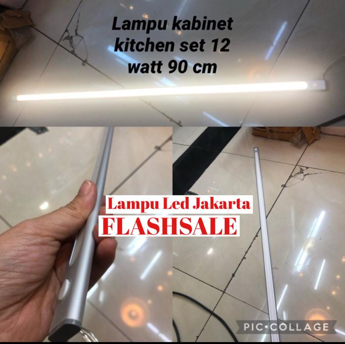 Jual Lampu LED kitchenset 90cm 12watt. Lampu tipis slim kitchenset 90cm ...
