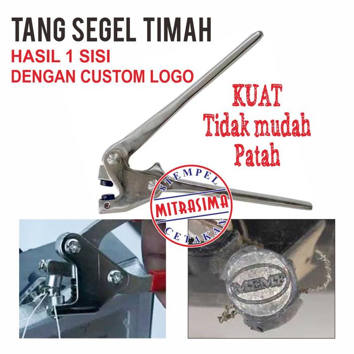 Jual Tang segel timah dengan custom logo - Jasa Logo 1sisi - Jakarta ...