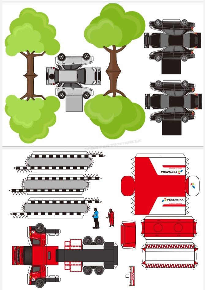 Jual Pola Papercraft SPBU Pertamina Tipe 1 - Jakarta Selatan ...