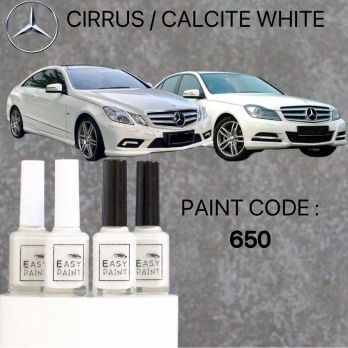 Jual Cat Oles Cirrus Calcite White 650 Mercedes Benz Mercy Putih Solid ...