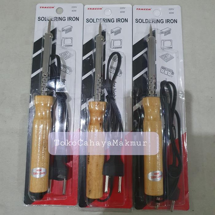 Jual Alat Solder Listrik 40W Alat Patri Listrik Timah Plastik / Kayu ...