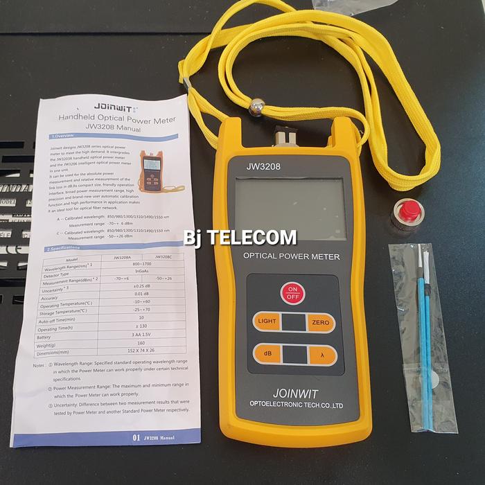 Jual optical power meter joinwit jw 3208/ OPM joinwit jw3208 - Jakarta ...