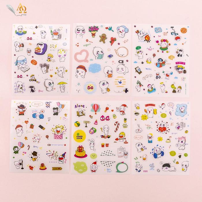 Jual Sticker Kartun Korea Imut Lucu - B - Jakarta Pusat - Alat Tulis ...