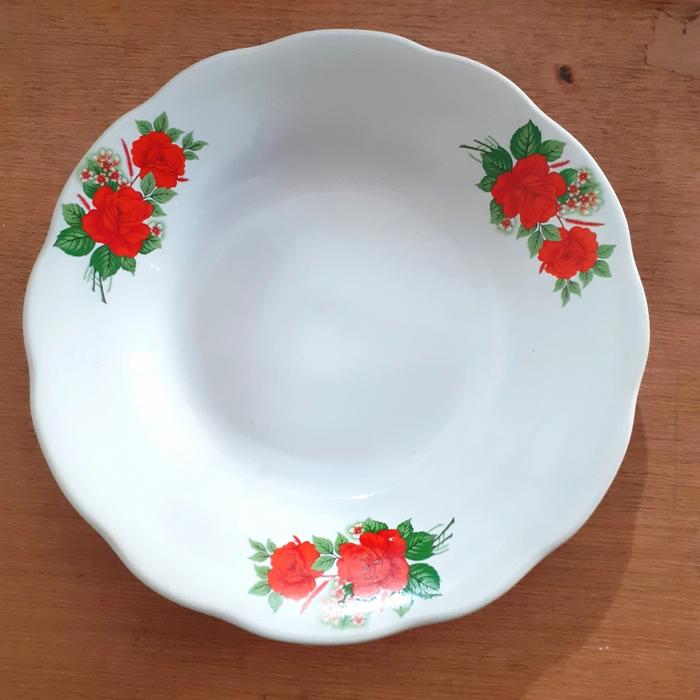 Jual PIRING KERAMIK BUNGA 8 INCH/PIRING CAP BINTANG - Kota Pontianak ...