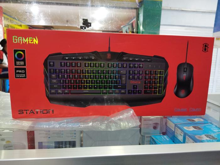 Jual KEYBOARD MOUSE GAMING GAMEN STATION-3200 DPI - Kota Semarang - WMS ...