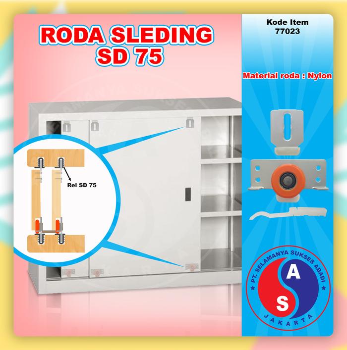 Jual PROMO Roda Rel / Rail Sliding Pintu Cabinet WINSTON Lemari Laci ...