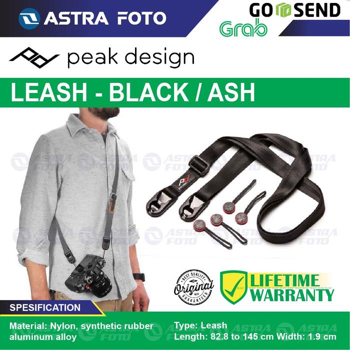 Jual Peak Design Leash Ash & Black Strap Kamera Premium - Tali Kamera ...