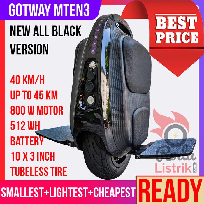 Jual GotWay MTen3 Electric Unicycle Portable One Wheel Mini Scooter ...
